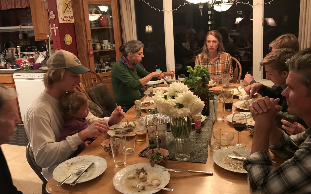 Gather at the table sharing meals with family - How I Mom 8/30 ...